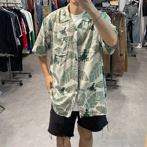 빈티지 하와이안 셔츠 110 후루츠패밀리