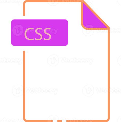 Css File Format Minimal Icon Outline 66499522 Png