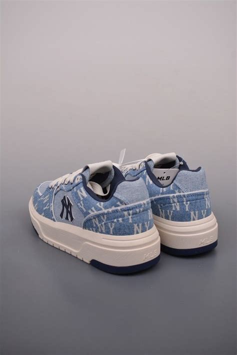 Chunky Liner Denim Classic Monogram New York Yankees Shoes Womens