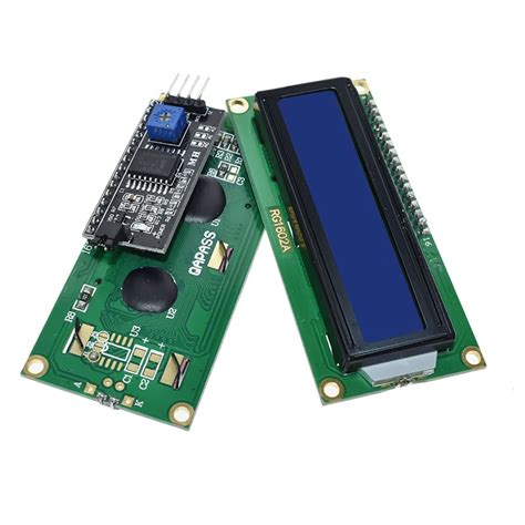 pantalla lcd1602 16x2 i2c azul