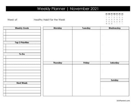 Free Printable November 2021 Calendar Customize Online