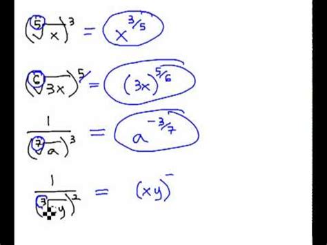 Difference Between Radical Equations And Fractional Exponents Tessshebaylo