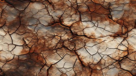 Premium Photo Patterns Formed By Cracked Earth Surface Repeating Pattern