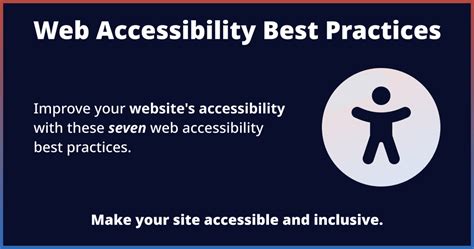 web accessibility best practices 2024