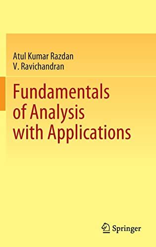 Fundamentals Of Analysis With Applications Pdf Epub Version Controses Store