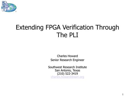 Ppt Extending Fpga Verification Through The Pli Powerpoint