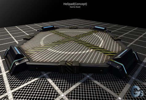Helipad Game Asset — Polycount Helipad Game Asset — Polycount