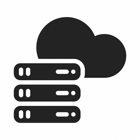 Cloud Database Server Icon Download On Iconfinder