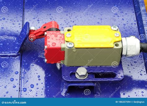 sensor position sensor limit switch royalty free stock image