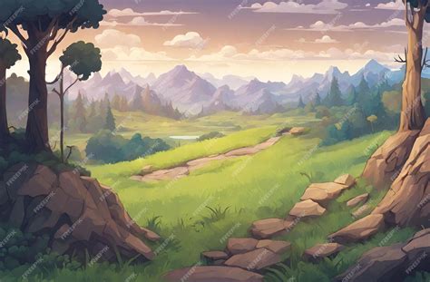 Premium Photo 2d Beauty Of Nature Background Wallpaper Landscape