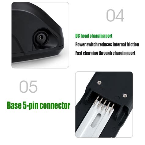 Батерия за електрически велосипед Keteles 48 V 18ah Черна Emag Bg