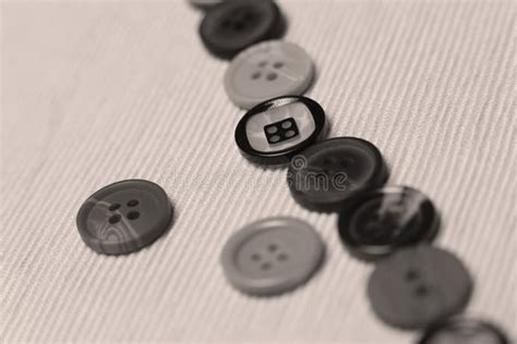 Buttons In Row Stock Image Image Of Space White Copy