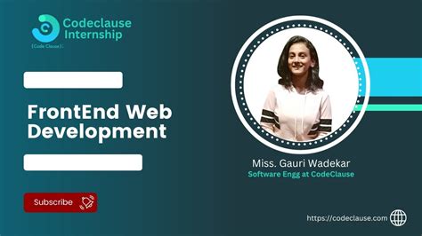 Frontend Development Webinar Codeclause Youtube