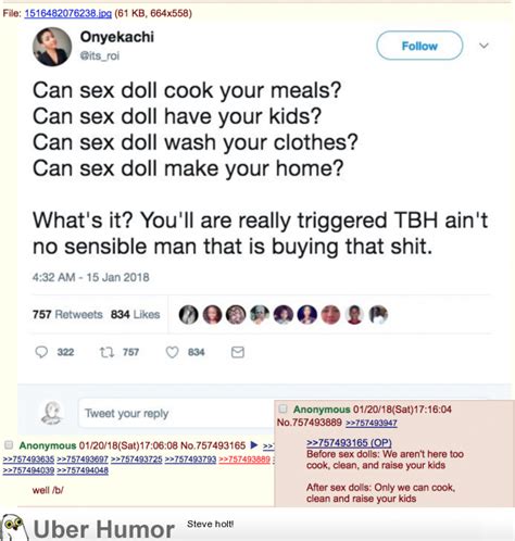 Chan Analyzes The Impact Sexbots Have On Feminist Talking Points Funny Pictures Quotes Pics