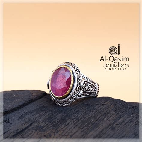 925 Silver Ruby Ring Al Qasim Jewellers Gemstone Jewelry