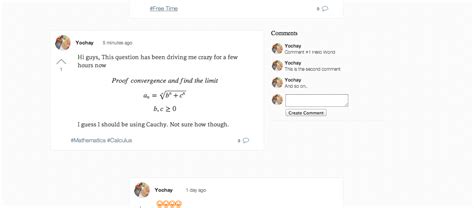 Website Design Side Comments On News Feed User Experience Stack