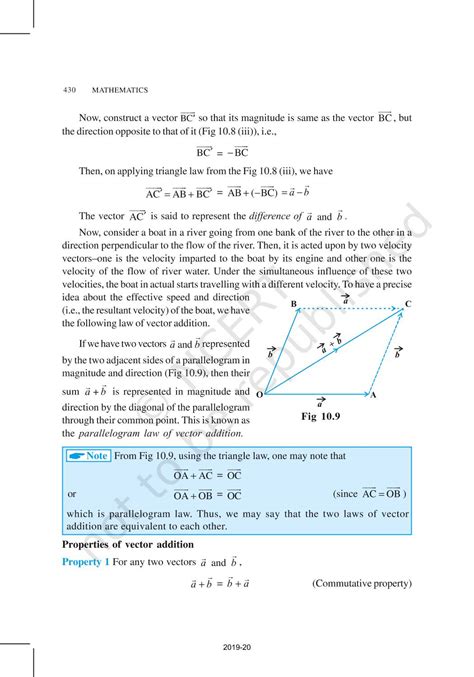 Vector Algebra Ncert Book Of Class 12 Mathematics Part Ii