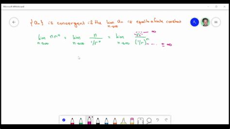 SOLVED For What Values Of R Is The Sequence N R N Convergent