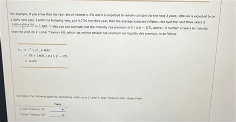 Solved For Example If You Know That The Real Rate Of Chegg