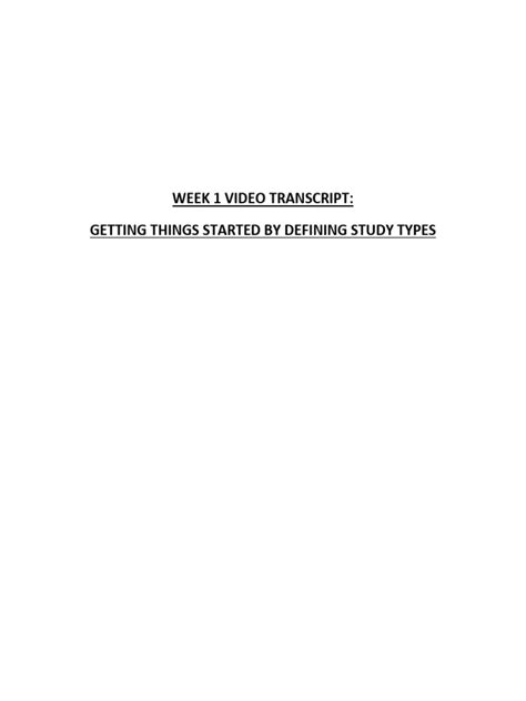 Understanding Clinical Research Transcript Pdf Pub Med Statistics