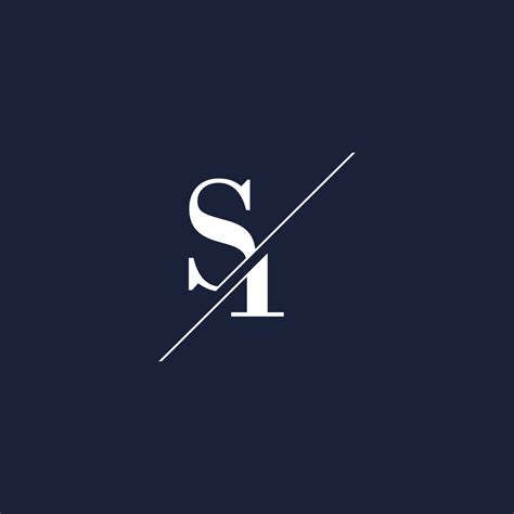 Si Initial Modern Logo Designs Inspiration Minimalist Logo Template