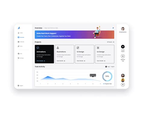 Task Management Dashboard Ui Design On Behance