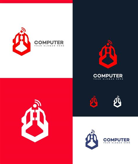 Computer Hardware Logo Vector Template 36286390 Vector Art At Vecteezy