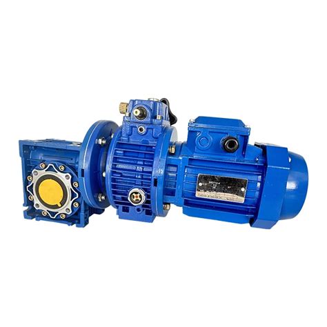 UDL Mechanical Variator With Three Phase Electrical Motor And NMRV Worm Speed Reducer Motor