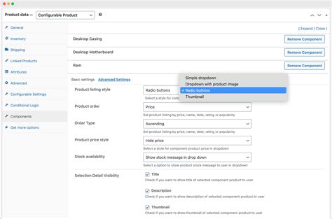 Configurable Product Builder Sell Composite Products