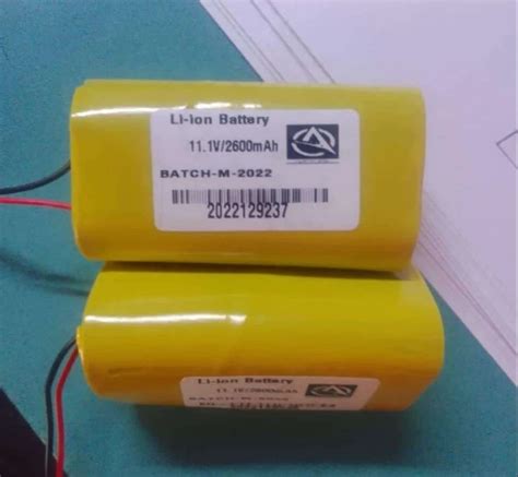 111v 2600mah Battery At ₹ 180piece Rechargeable Lithium Ion Battery