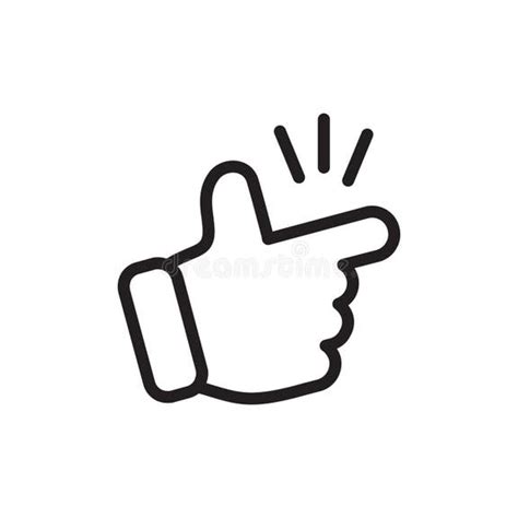 Easy Icon Outline Vector For Web Ui Stock Vector Illustration Of Straightforward Symbol