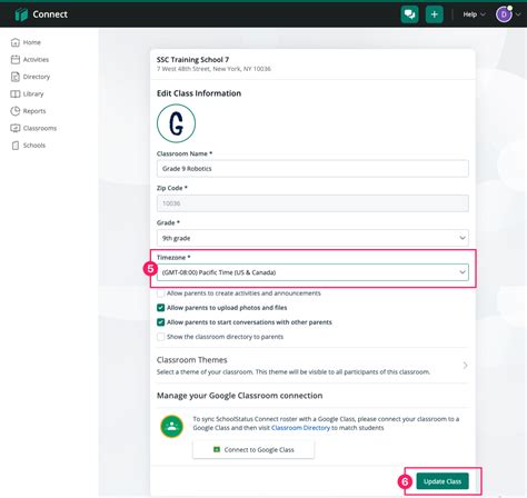 Setting Preferred Timezone In Schoolstatus Connect Schoolstatus Connect
