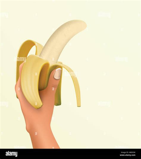 Peeling Banana Peels Stock Vector Image Art Alamy