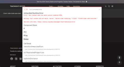 Resolving Hydration Mismatch Errors In Nextjs Logrocket Blog