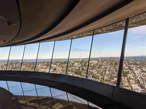 Space Needle Observation Deck In Seattle