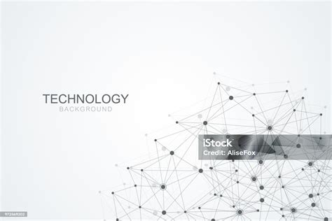 포인트와 라인 글로벌 네트워크 연결입니다 인터넷 연결 배경입니다 연결 구조를 추상화 합니다 다각형 공간 배경입니다 벡터 일러스트