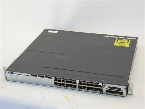 Cisco Ws C3750x 24t Network Ethernet Switch No Power Cord Gpm Surplus