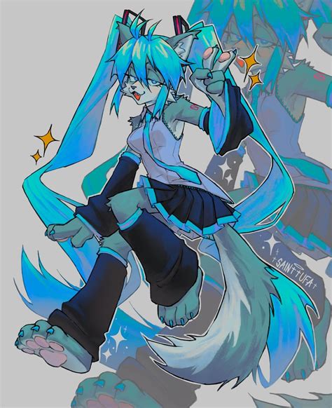 Hatsune Miku Vocaloid Drawn By Sainttufa Danbooru