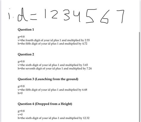 Solved PROJECTILE MOTION In This Assignment We Explore The Chegg Com