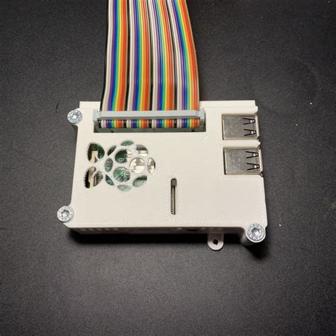 3d Printable Raspberry Pi 3 Case For Gpio Extension Cable Suitable By