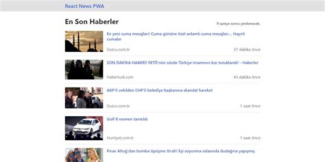 Github Hasankemaldemircireact News Pwa React News Pwa Example Using