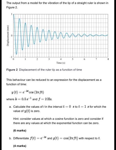 Solved C Differentiate The Function Yt To Show That The