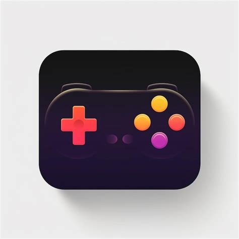 Premium Photo A Close Up Of A Game Controller With A Long Shadow Generative Ai