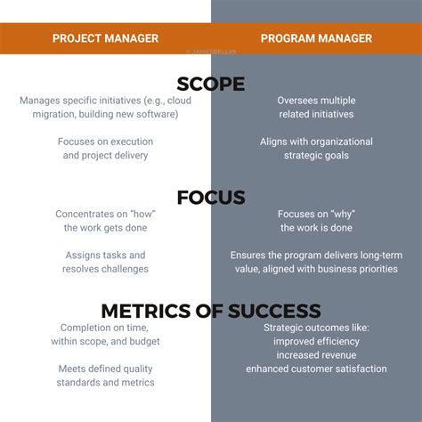 Project Manager Vs Program Manager In It Key Differences And Why They
