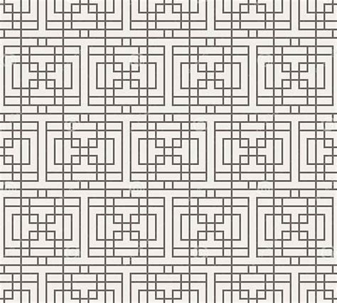 Geometric Abstract Seamless Pattern Linear Motif Background Stock Vector Illustration Of