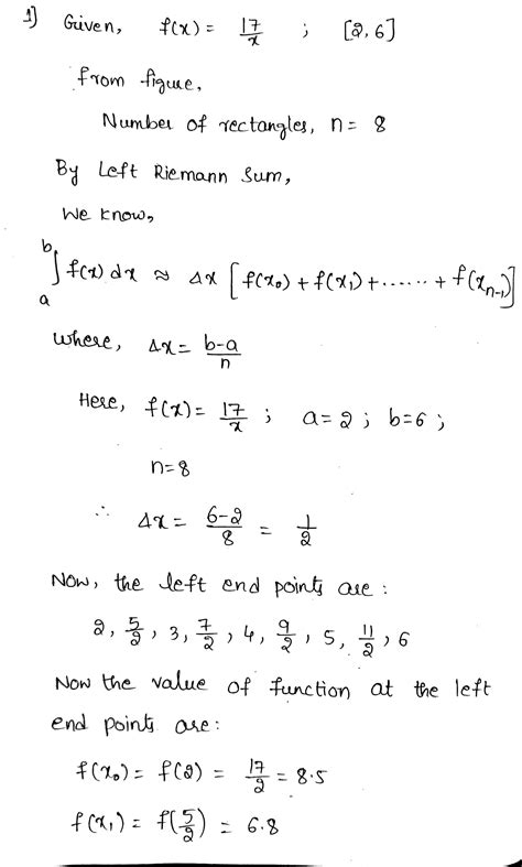 [solved] the rectangles in the graph below illustrate a left endpoint