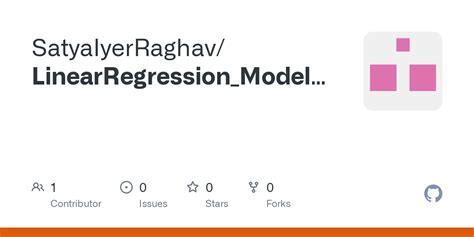 GitHub SatyaIyerRaghav LinearRegression Models CaseStudy