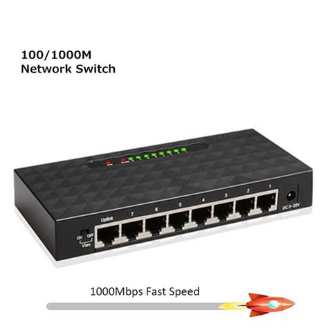 New 8port Gigabit Switch Ethernet Smart Switcher High Performance1000mbps Ethernet Network