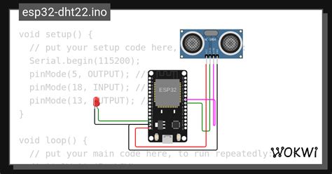 Sensor De Proximidad Wokwi Arduino And Esp32 Simulator