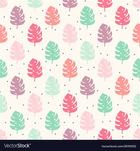 Seamless Geometric Floral Pattern Royalty Free Vector Image